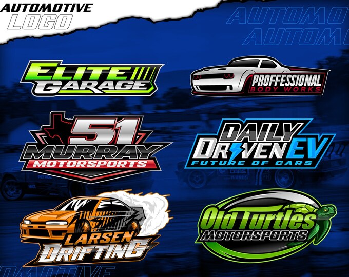 Custom Automotive Logo Service Car Logo Car Wash Logo Sport - Etsy
