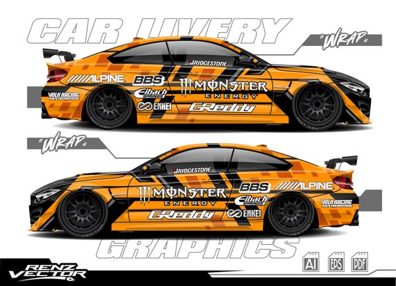 Car Wrap Car Livery Custom Car Livery Wrap Graphic No.2 - Etsy