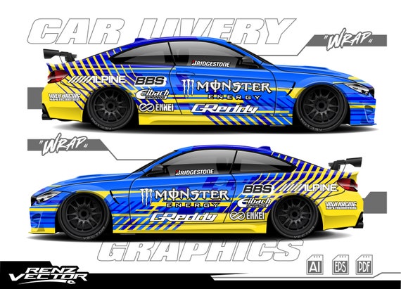 Car Wrap Car Livery Custom Car Livery Wrap Graphic No.1 - Etsy