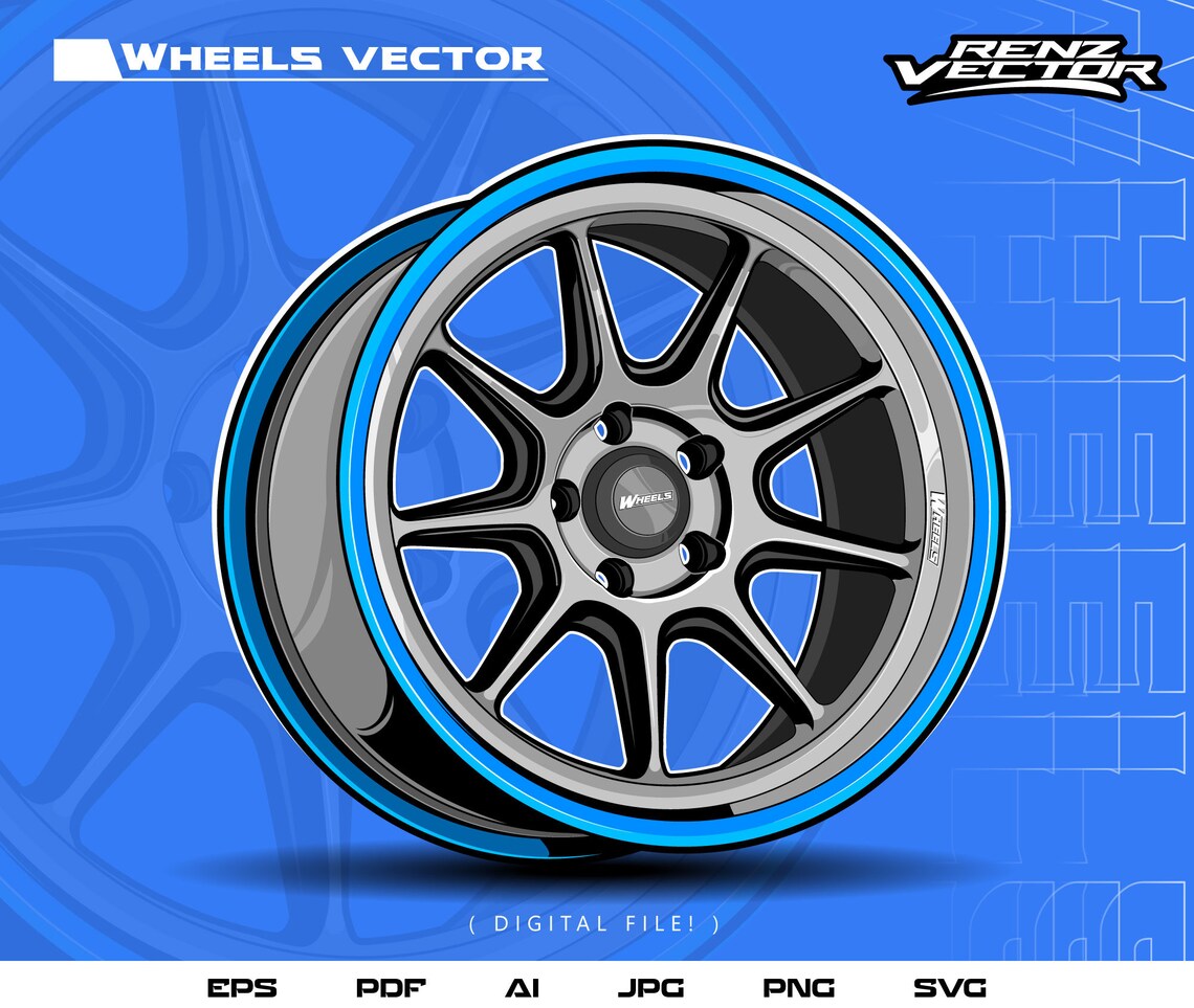 Wheels Vector Svg, Wheels Svg, Car Wheels, Speed Car Wheels - Etsy