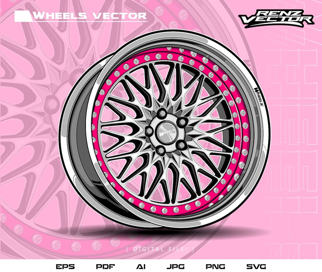 Wheels Vector Svg, Wheels Svg, Car Wheels, Speed Car Wheels - Etsy