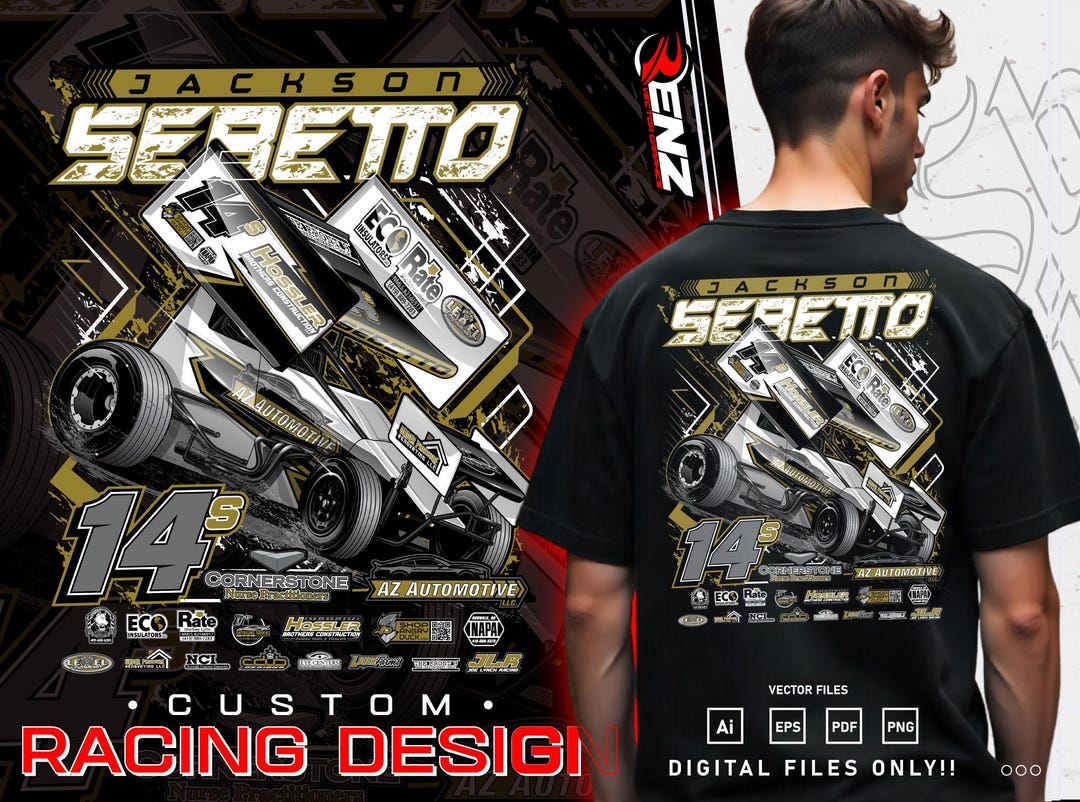 Custom Racing Shirt Design: Dirt Car, Drag Car, Truck (digital File) - Etsy
