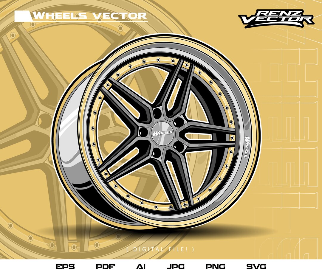 Wheels Vector Svg, Wheels Svg, Car Wheels, Speed Car Wheels - Etsy