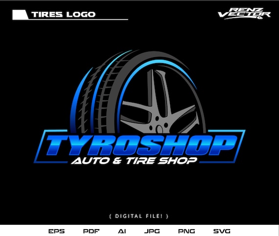 Auto Tire Logo Automobile Automotive Tyre Tire - Etsy