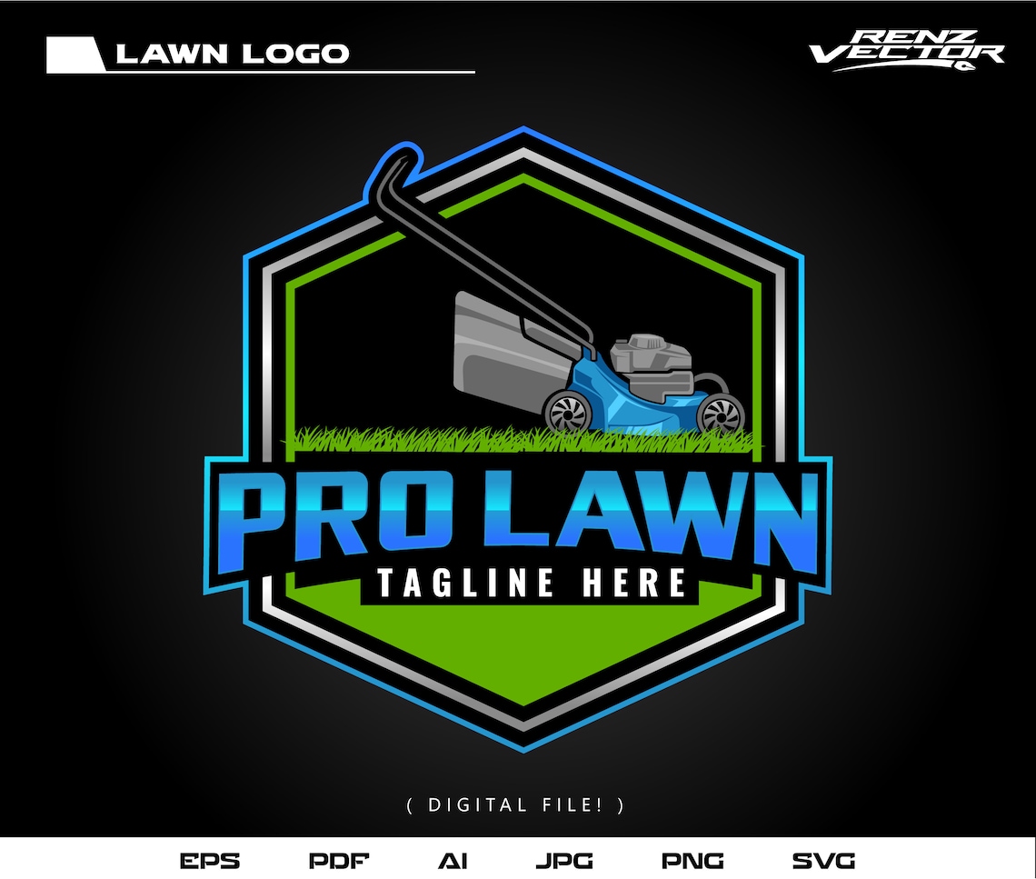 Mowing Logo, Lawn Mower Logo, Tractor, Machinery, Mow, Gardening, Mover ...