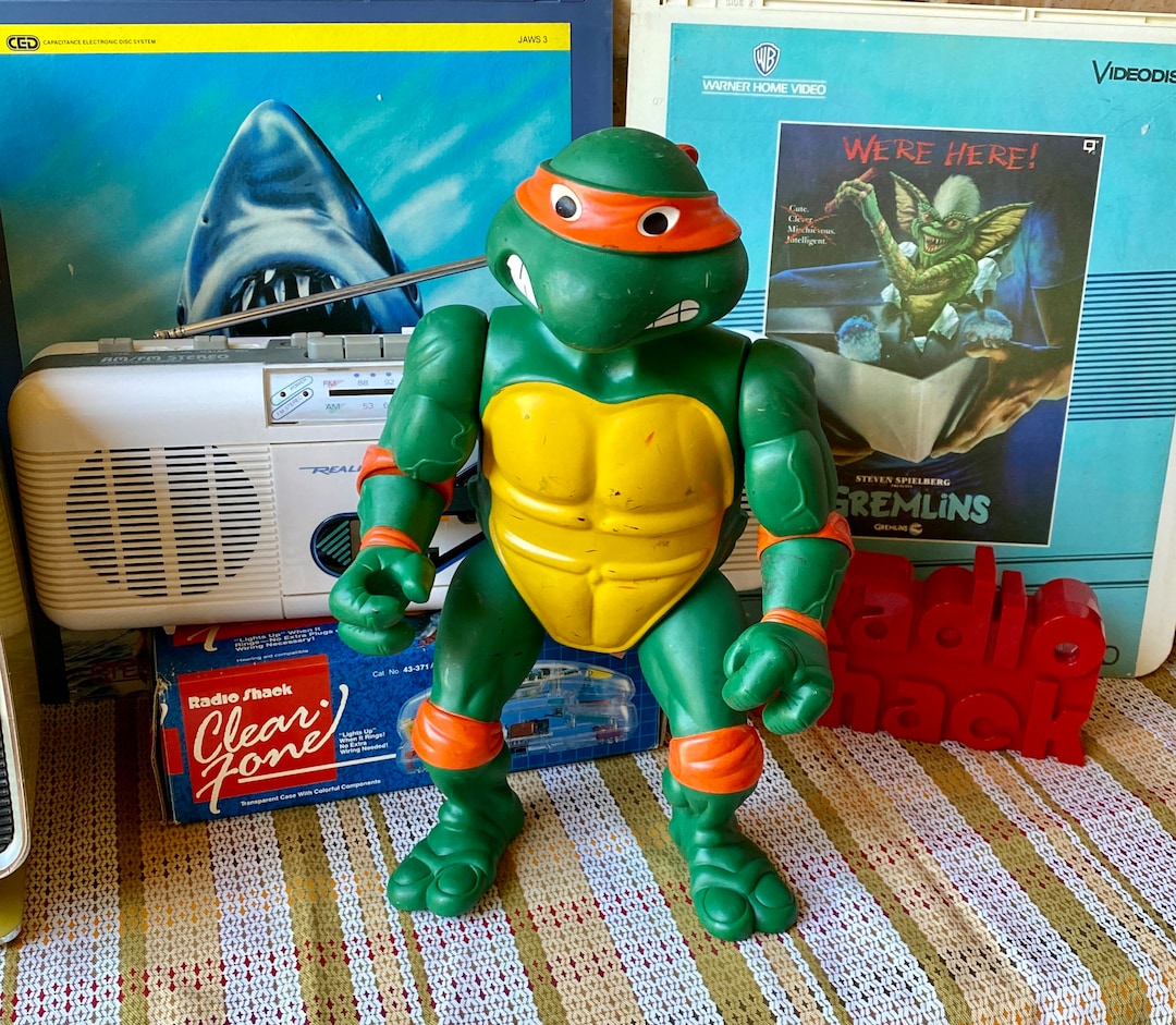 Authentic 1989 Mirage Studios Giant 13" Michelangelo Teenage Mutant ...