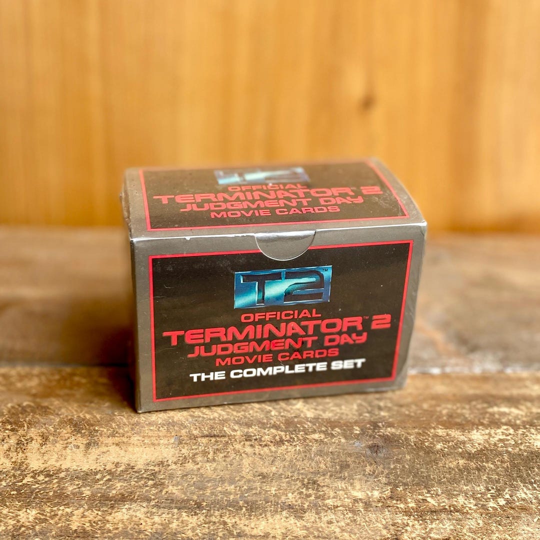 Vintage 1991 Terminator 2 Movie Cards: Complete Set, Unopened - Etsy