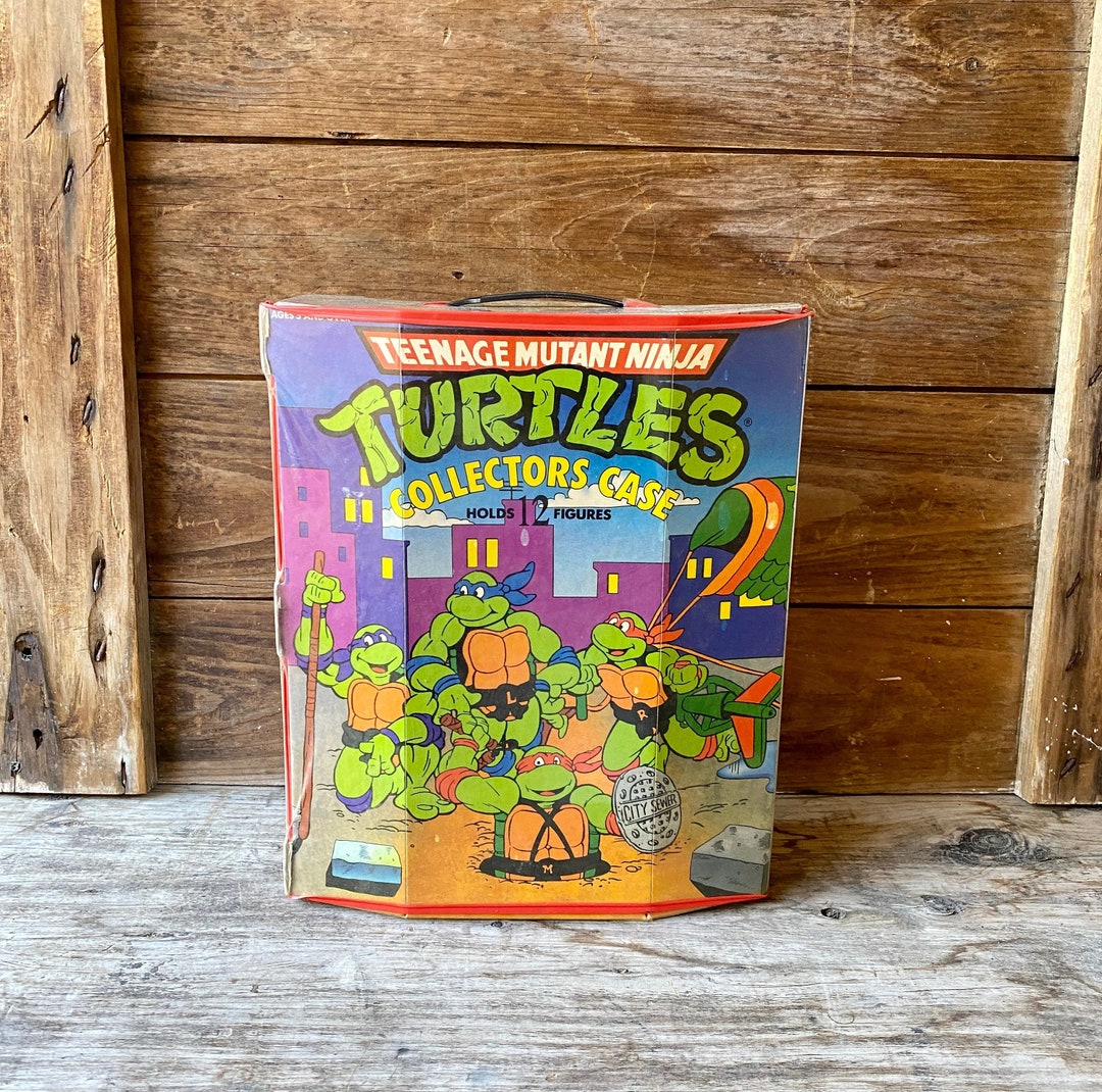 1991 Teenage Mutant Ninja Turtles Collectors Action Figure Carrying ...