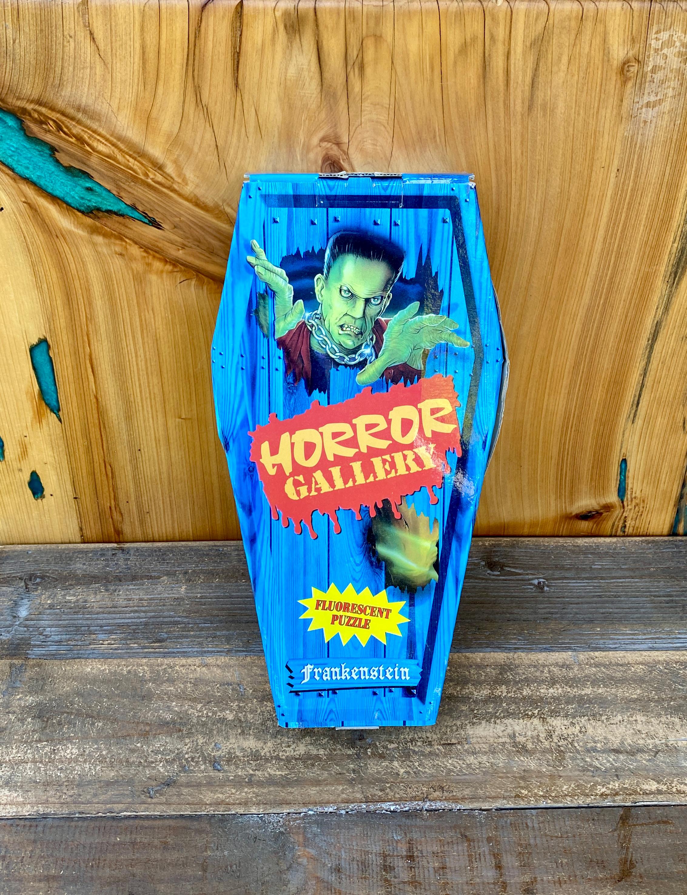 1992 Horror Gallery Frankenstein Fluorescent Jigsaw Puzzle by Design ...