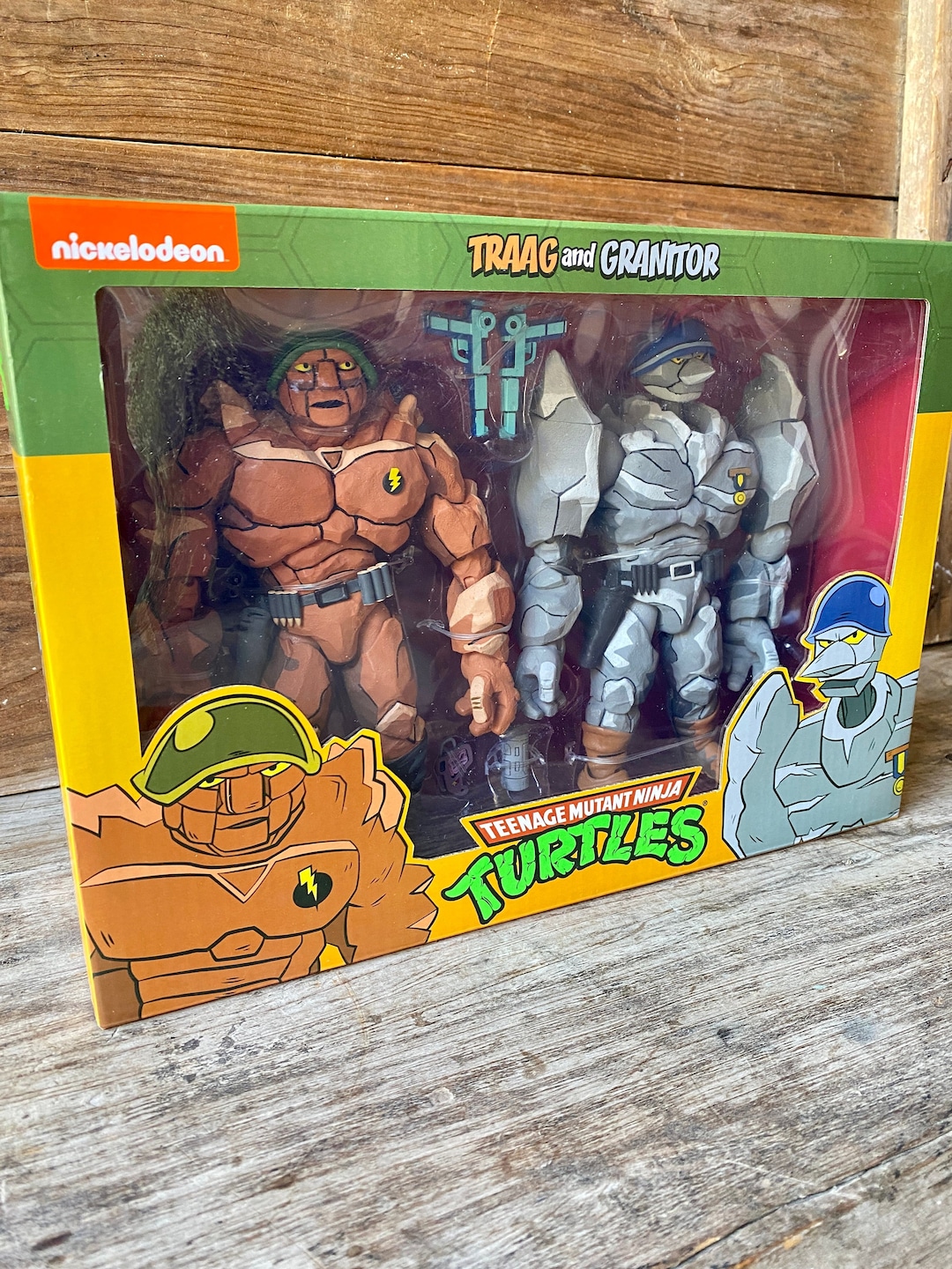 Nickelodeon Teenage Mutant Ninja Turtles Traag and Granitor 2 Pack ...
