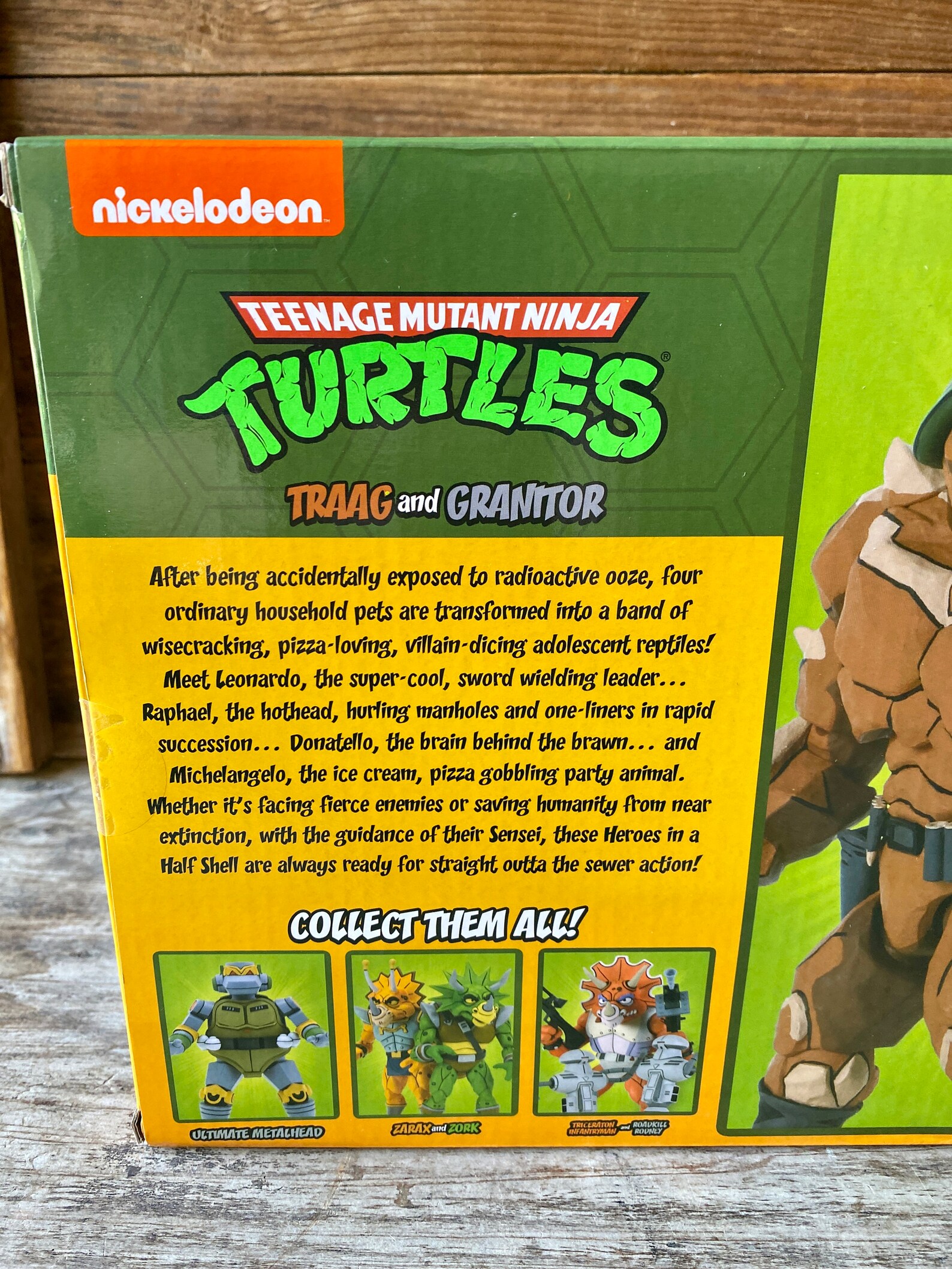 Nickelodeon Teenage Mutant Ninja Turtles Traag and Granitor 2 Pack ...