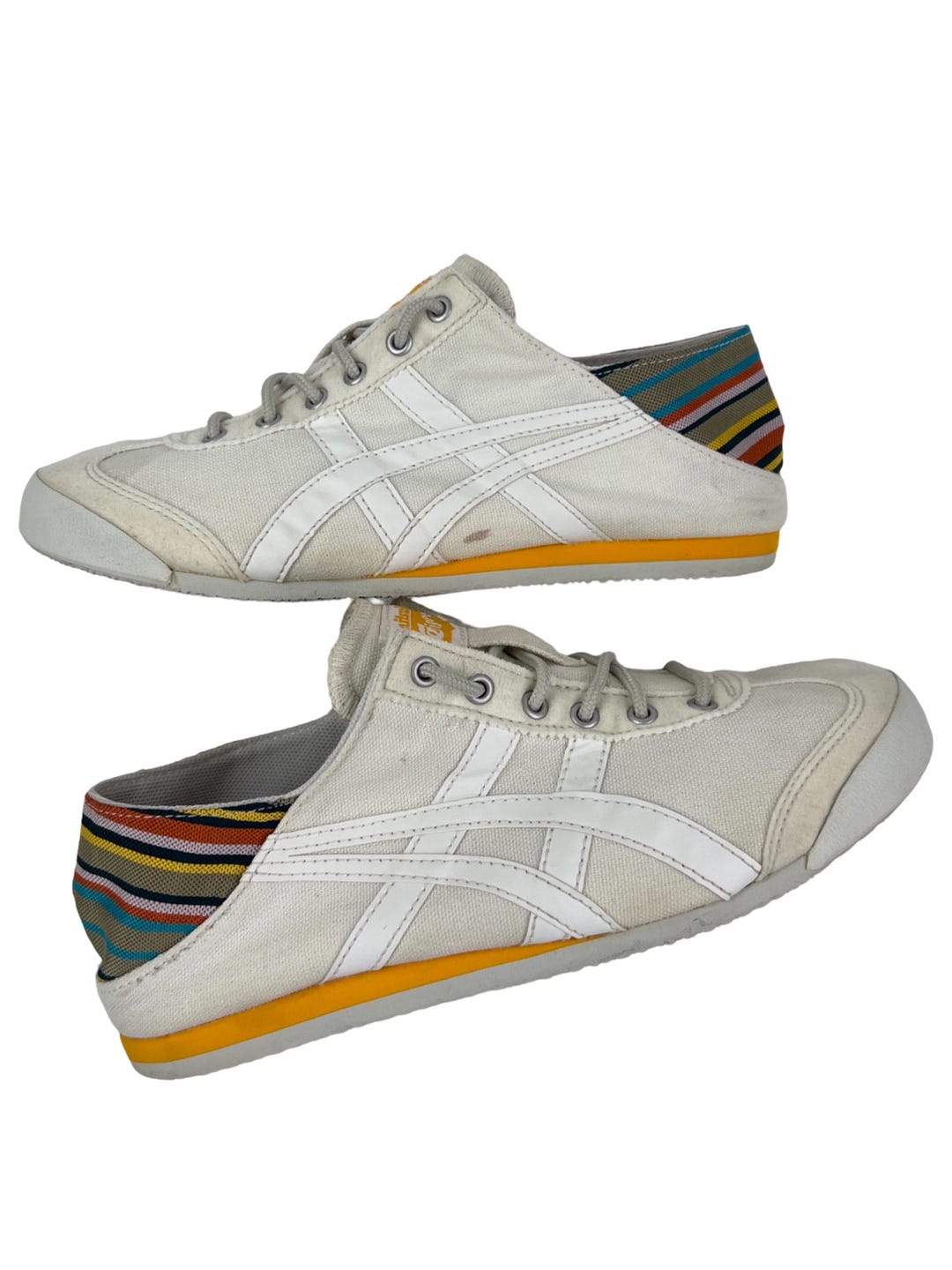 Y2K Asics Tiger Mexico Low Top Sneakers Canvas Suede Mules Women's 37 ...