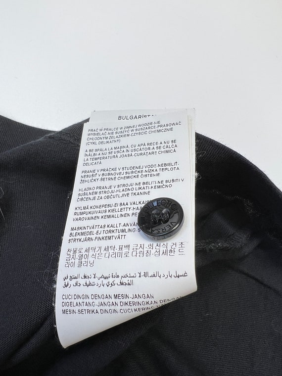 Versace Collection Half Face Medusa Logo Black Polo S… - Gem