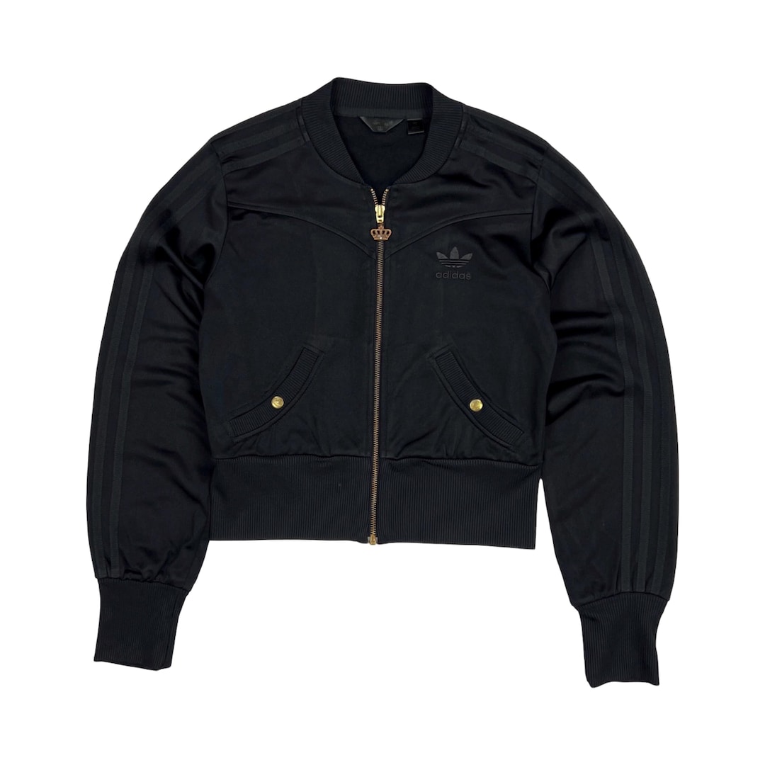 Vintage 00s Adidas Respect Me Trefoil Track Top Jacket Cropped Ladies ...