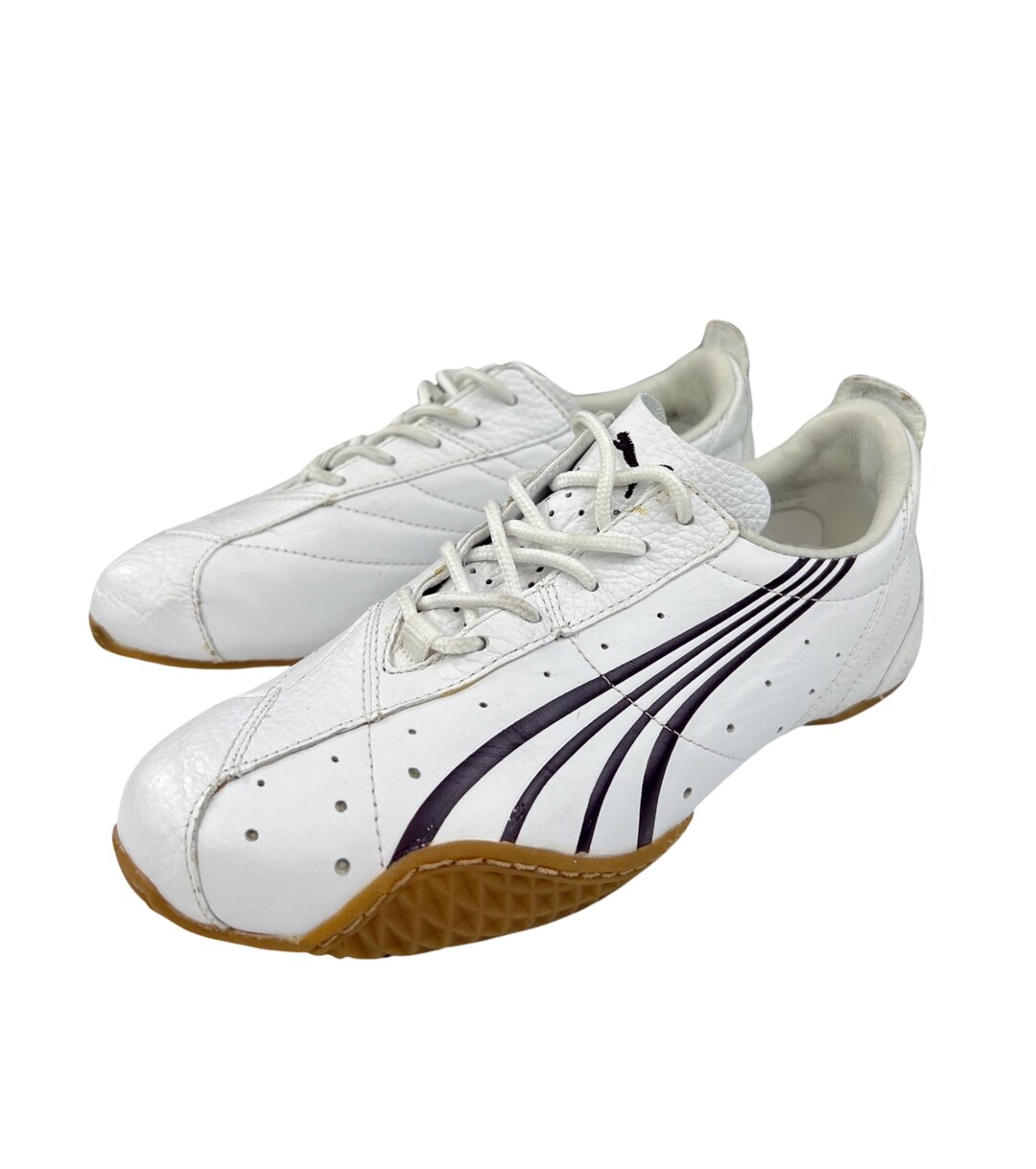 Y2K Puma Japan Mostro Bubble Leather Sneakers Logo Vintage White Color ...