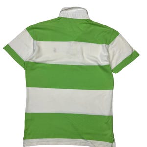 Vintage Polo Ralph Lauren Striped Rugby Shirt Chief Keef Green White ...