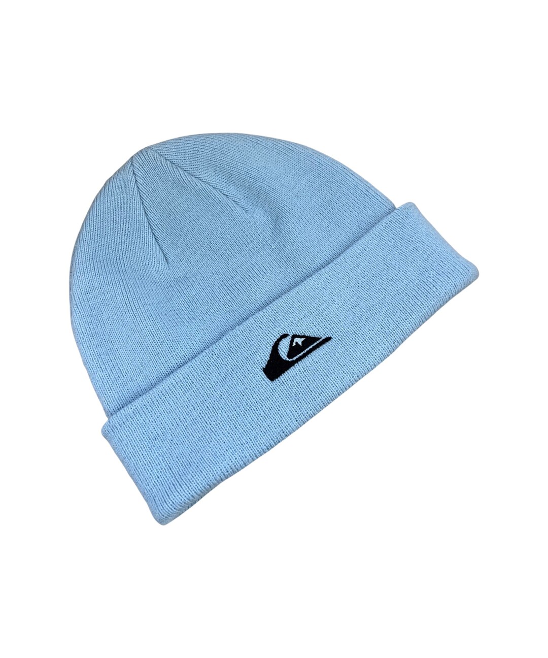 Quicksilver Y2K Baby Blue Acrylic Beanie Hat Logo - Etsy