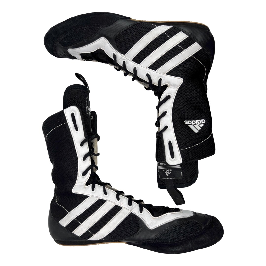 Vintage Rare Adidas Boxing Boot High Sneakers Leather Men's 12.5 US ...