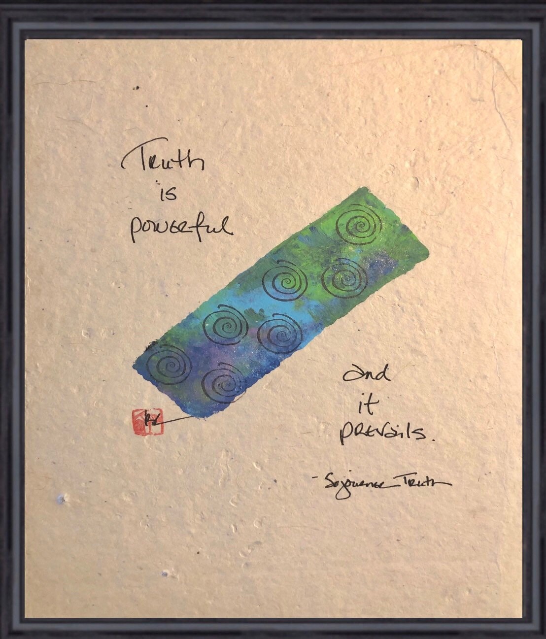 Truth is Powerful. and It Prevails. Sojourner Truth Hand - Etsy UK