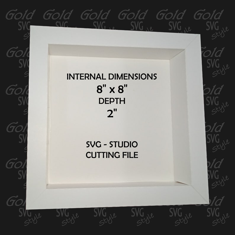 Shadow Box Template 8x8. SVG. STUDIO. Cricut. - Etsy Australia