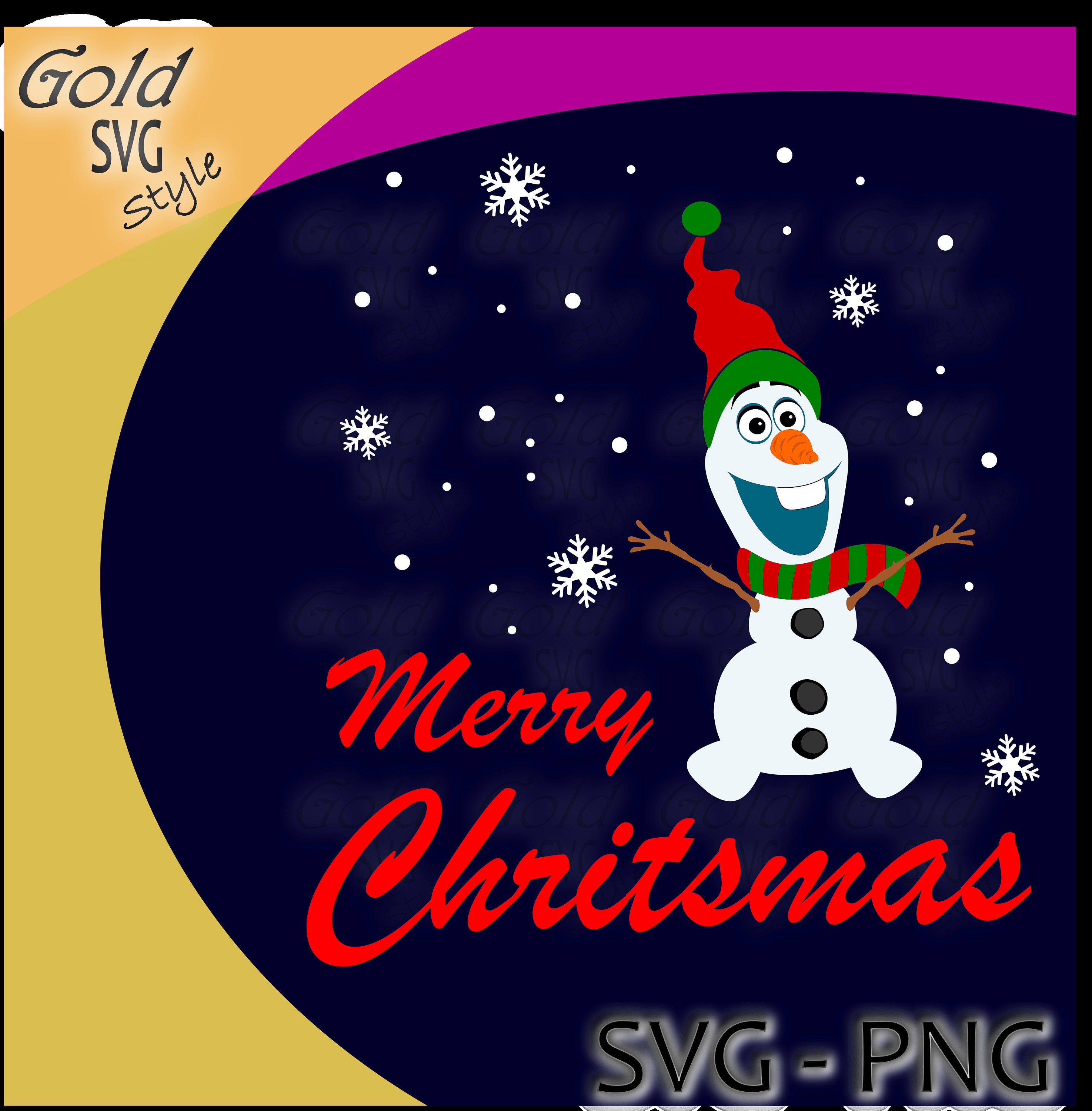 Olaf, Merry Christmas. SVG. PNG - Etsy