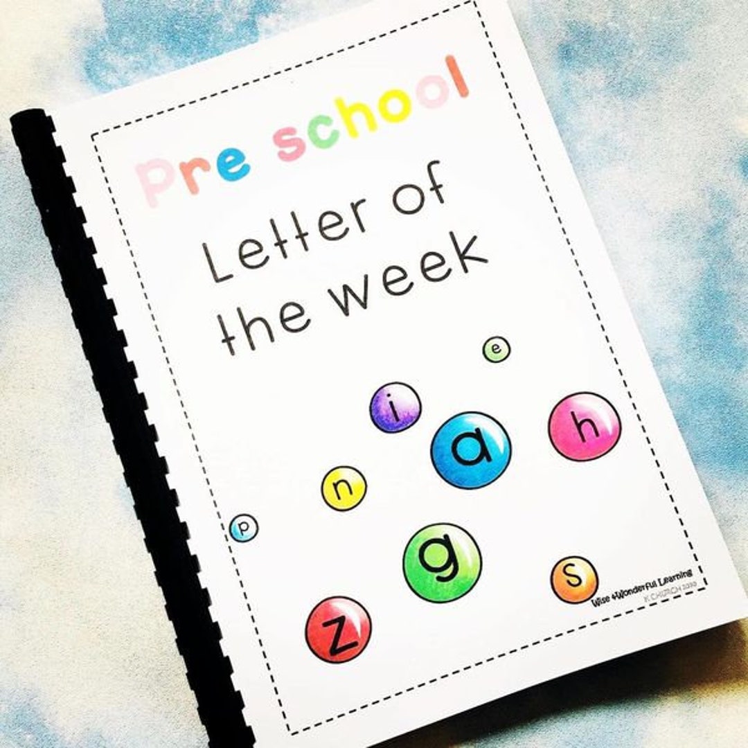 Preschool Letter of the Week Bundle - Etsy