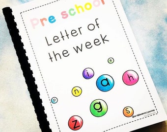Letter of the Week Preschool - Etsy