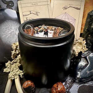 Grounding Altar Candle Redwood Scented Candle Earth Energy Ritual ...