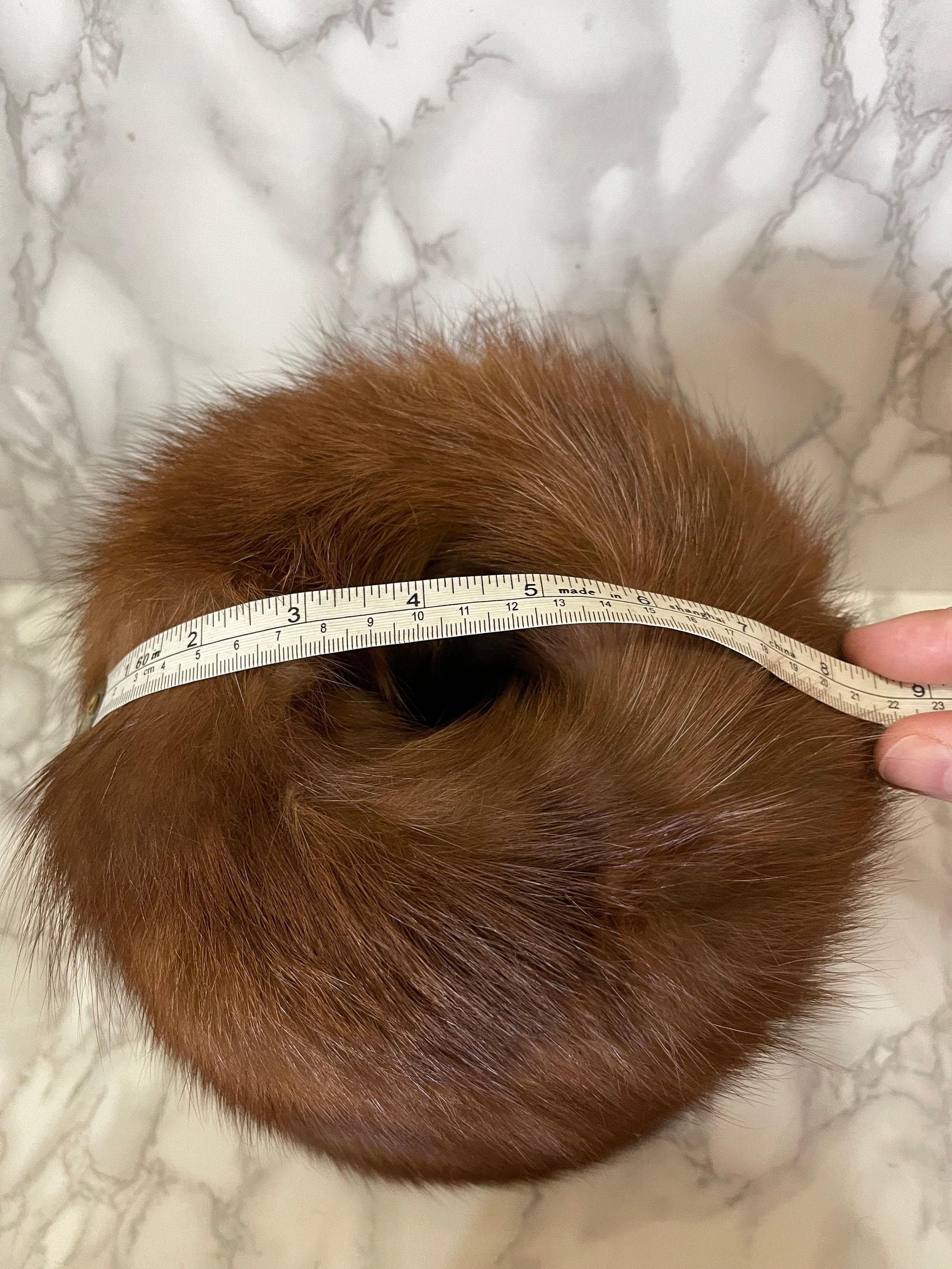 Real Fur Muff, Fox Fur, Vintage, Jeffs and Harris Manufacturing ...