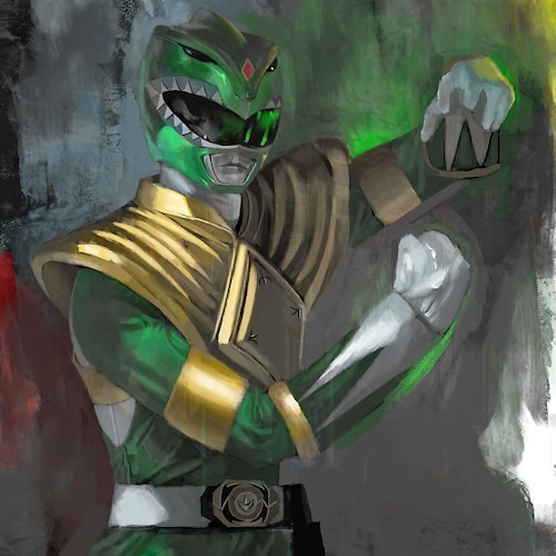 Green Power Ranger - Etsy