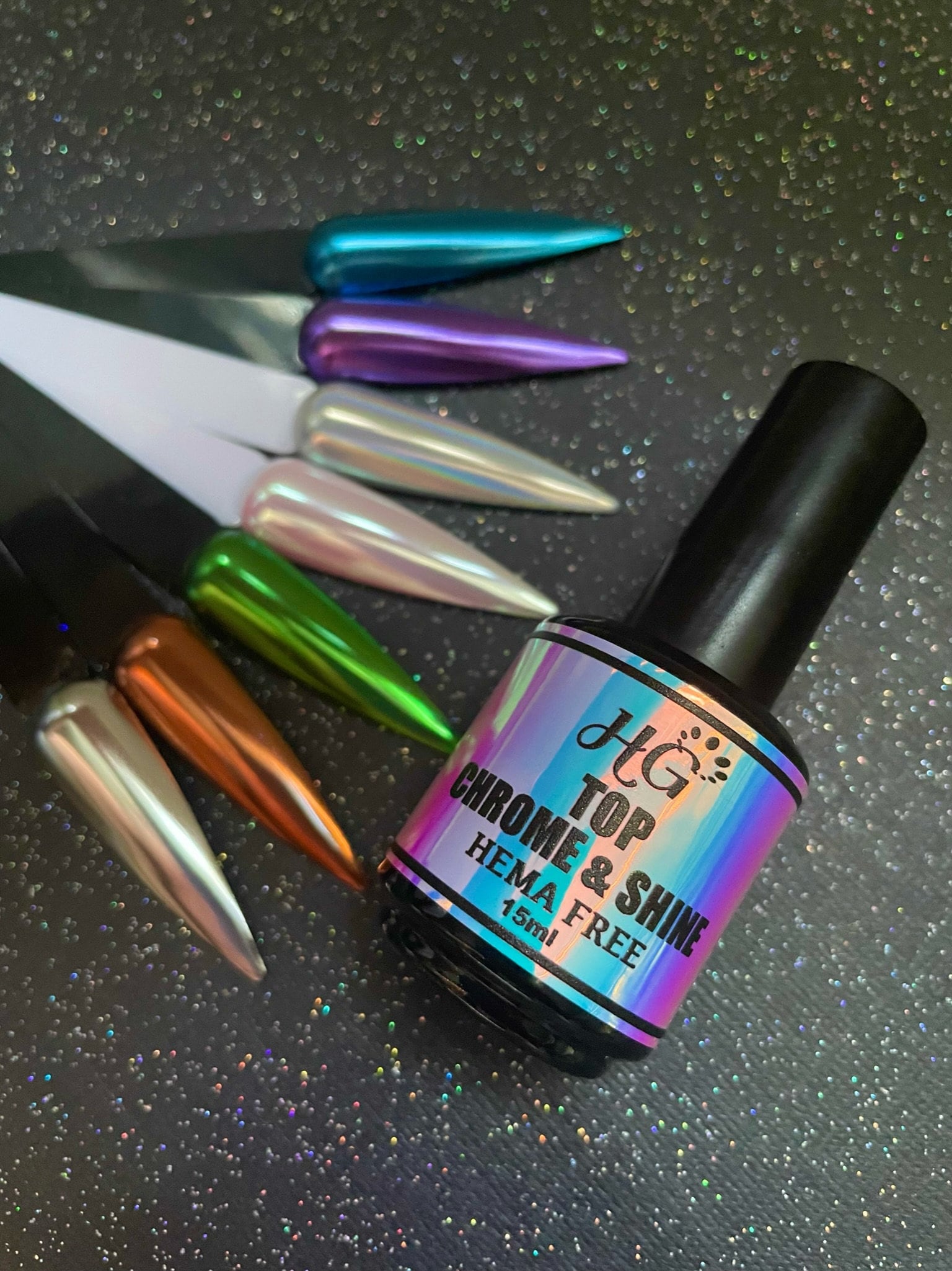 Chrome & Shine Top Coat NO-WIPE - Etsy