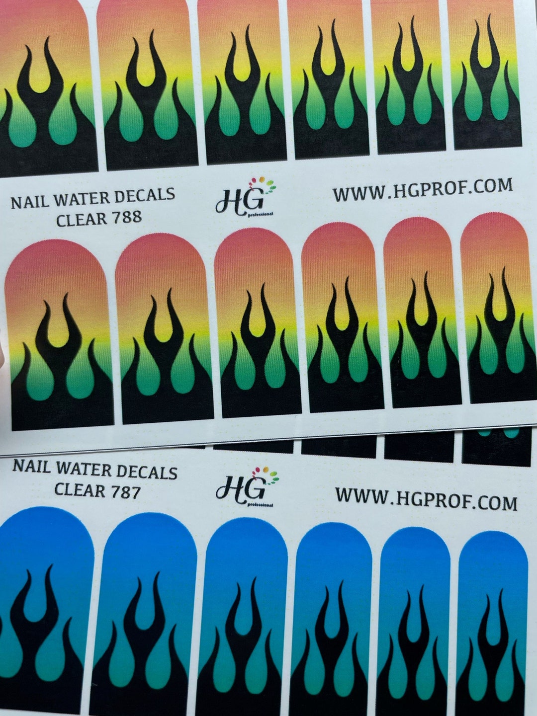 787 & 788 Water Decals - Etsy