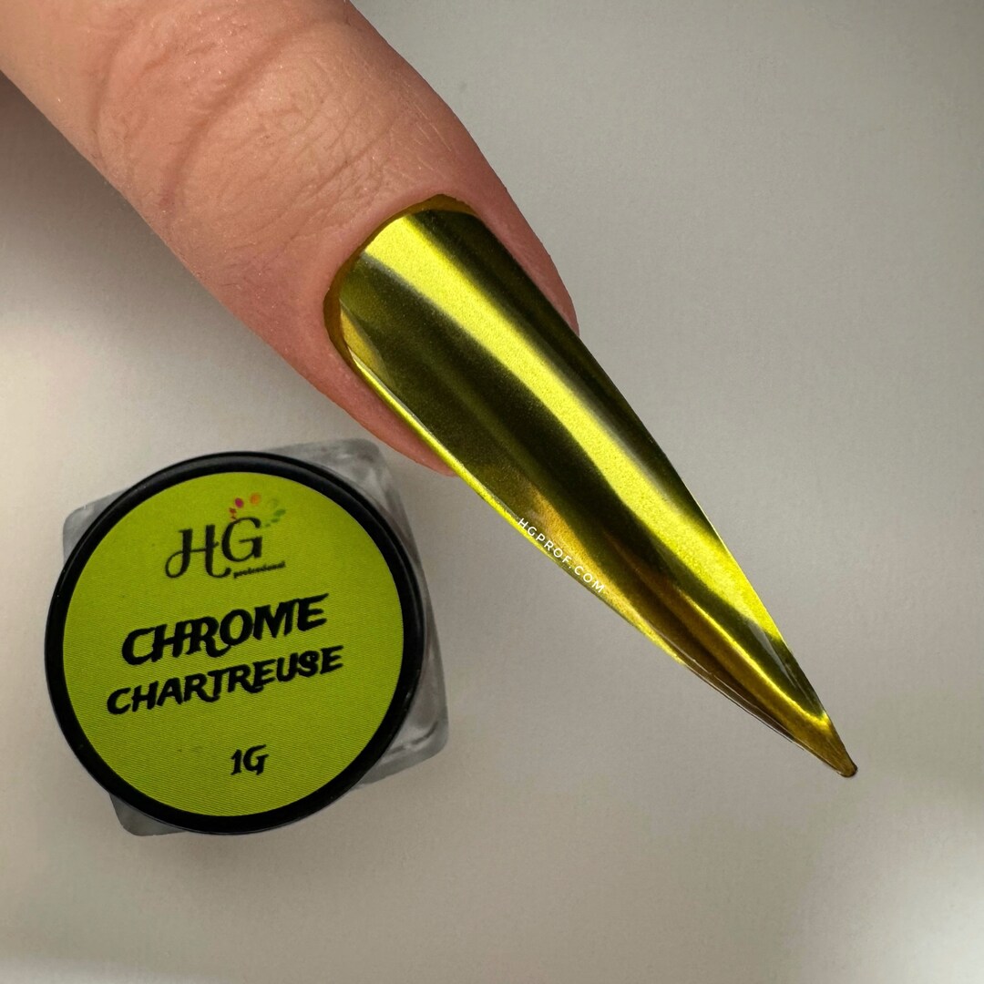 CHARTREUSE, Chrome Powder - Etsy
