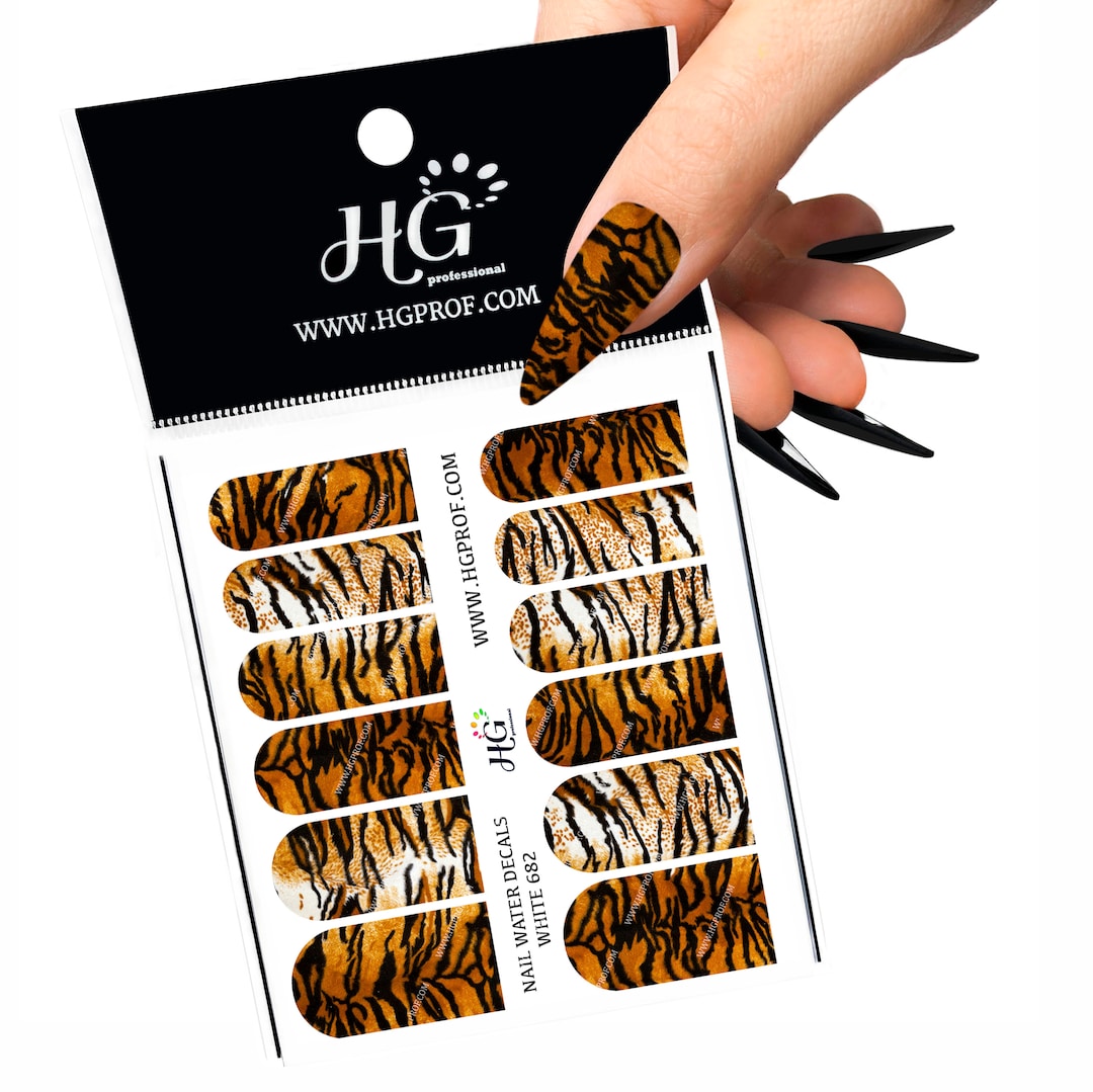682 Water Decals, Animal Print, Tiger. - Etsy