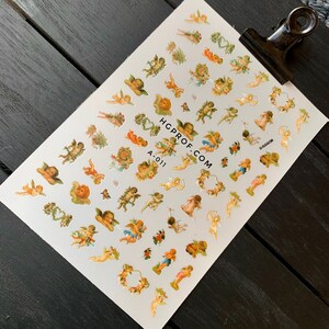 3D Nail Stickers Angels / Nailsticker / Nail Art Stickers / Cherubs ...