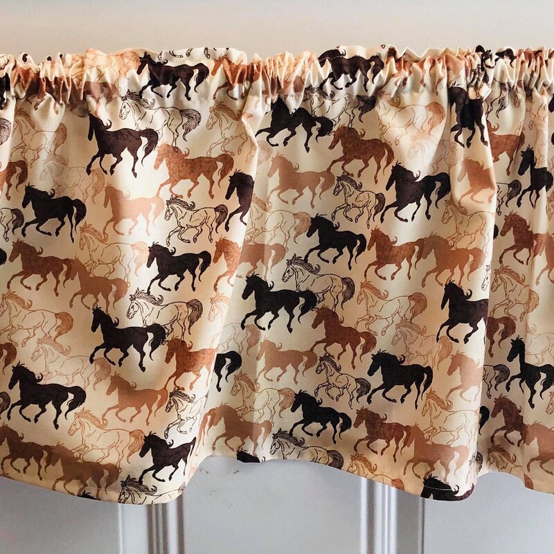 Horse Valance - Etsy