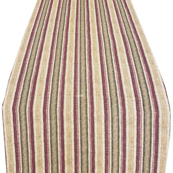 Striped Table Runner - Etsy