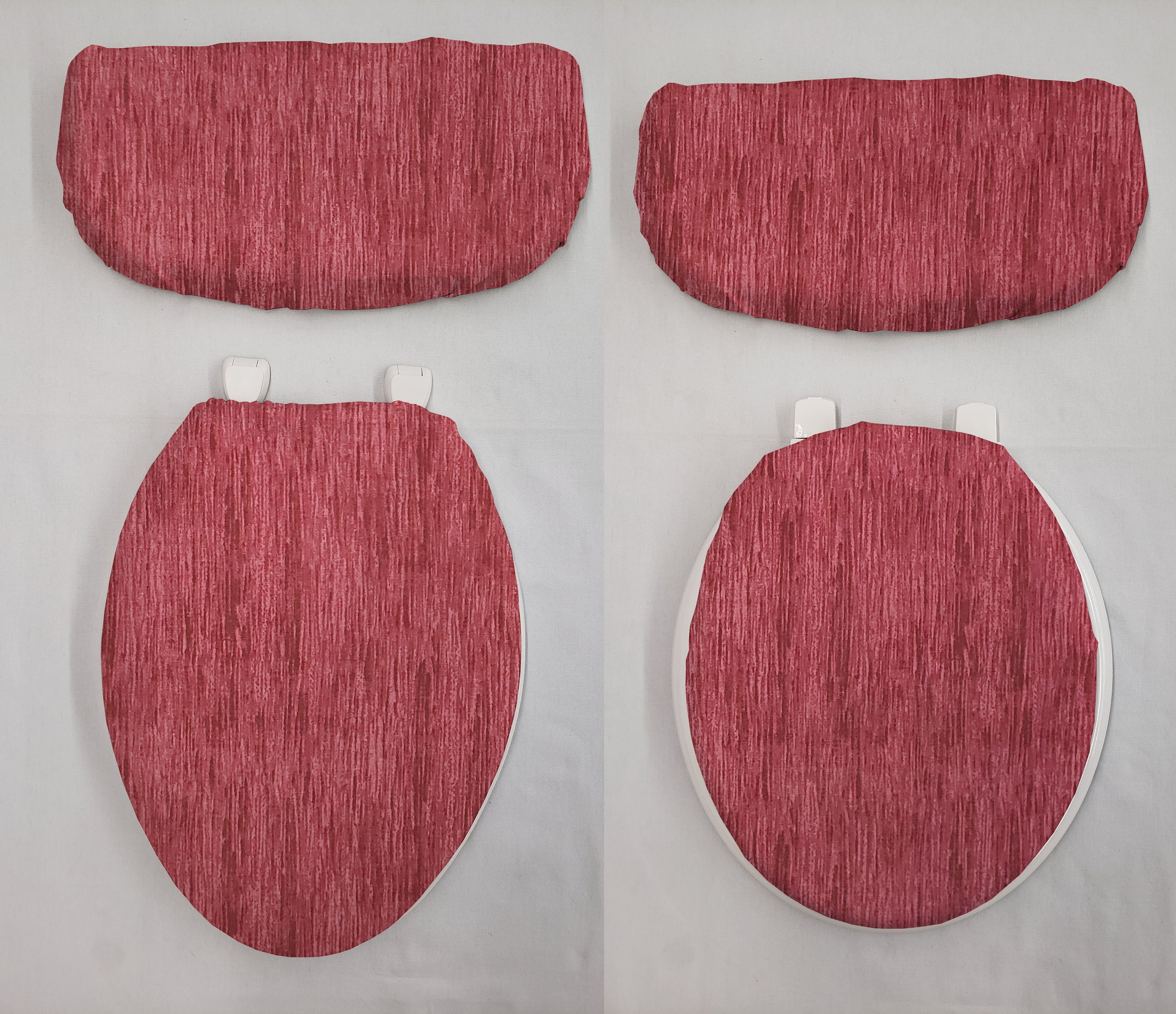 Color Wave Toilet Seat Lid and Tank Cover Set (10 Colors Available) - Etsy