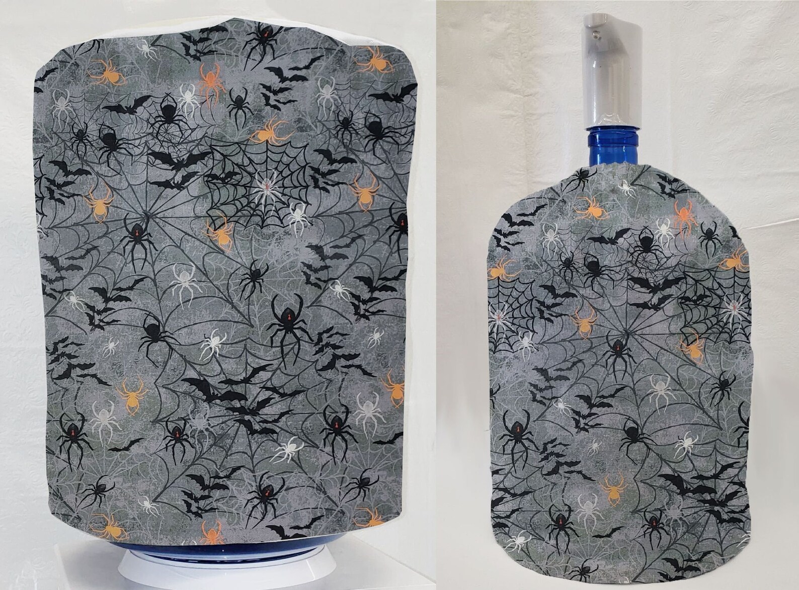Halloween Spider Webs and Bats Water Bottle Cover - Etsy