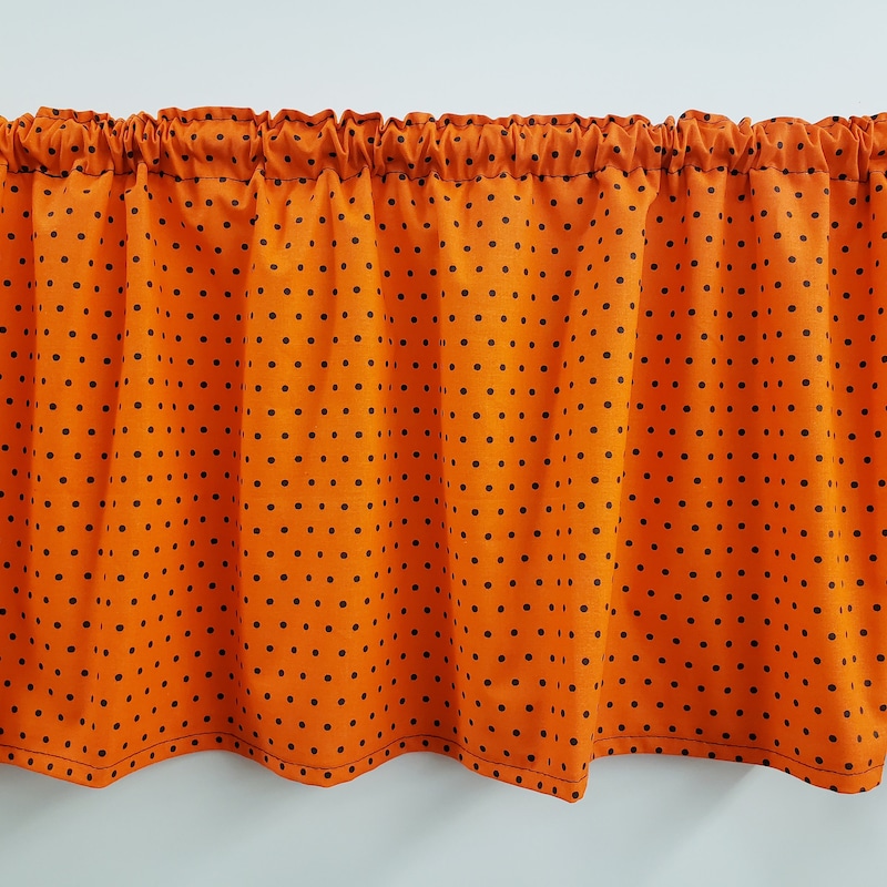 Orange Valance - Etsy