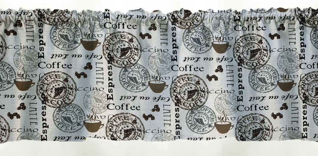 Coffee Swags, Valances or Curtains - Etsy