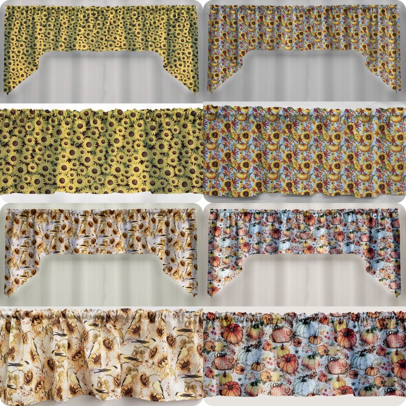 Pumpkin Curtains - Etsy