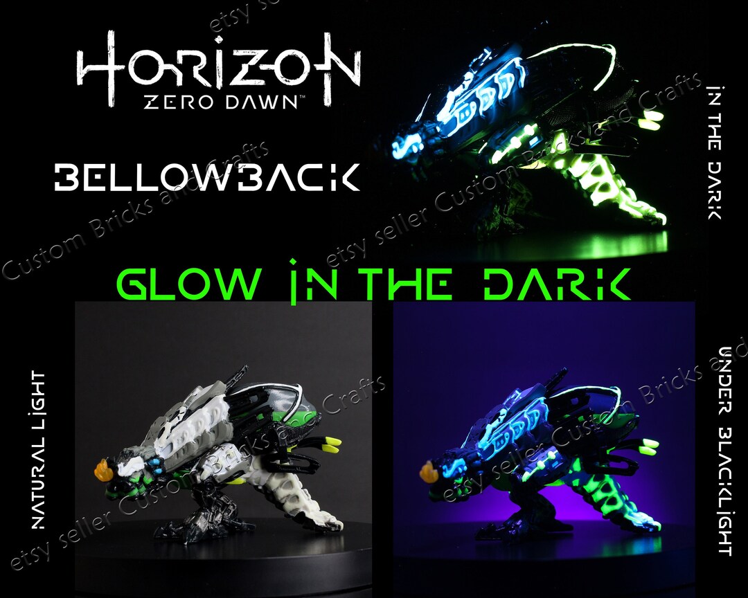 BELLOWBACK CUSTOM Glow in the Dark & Blacklight Horizon Zero Dawn Funko ...