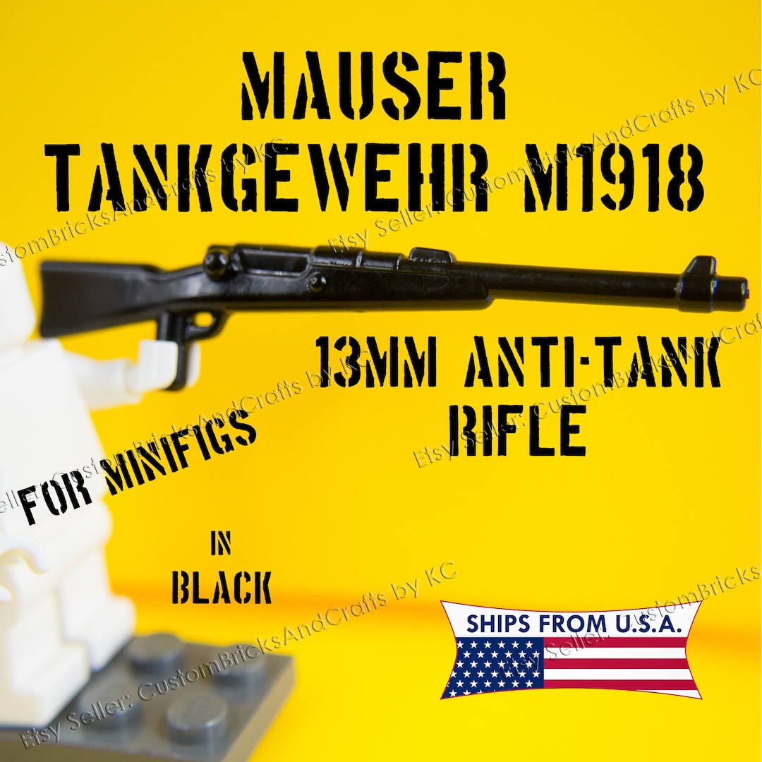Mauser Tankgewehr M1918 13MM Anti-tank Rifle CUSTOM TOY Bricks Black - Etsy