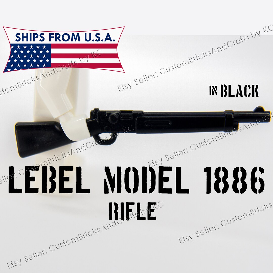 WW2 Lebel Model 1886 Rifle CUSTOM TOY Brick Weapons for Minifigs Blk - Etsy