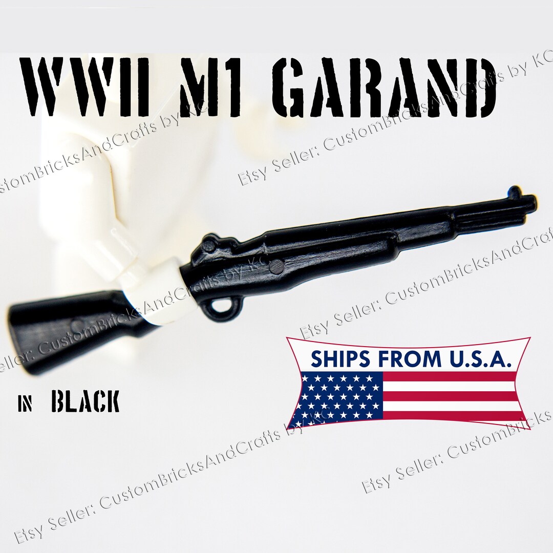 US Army WW2 M1 Garand Semi Automatic Rifle • CUSTOM TOY Brick Weapons ...