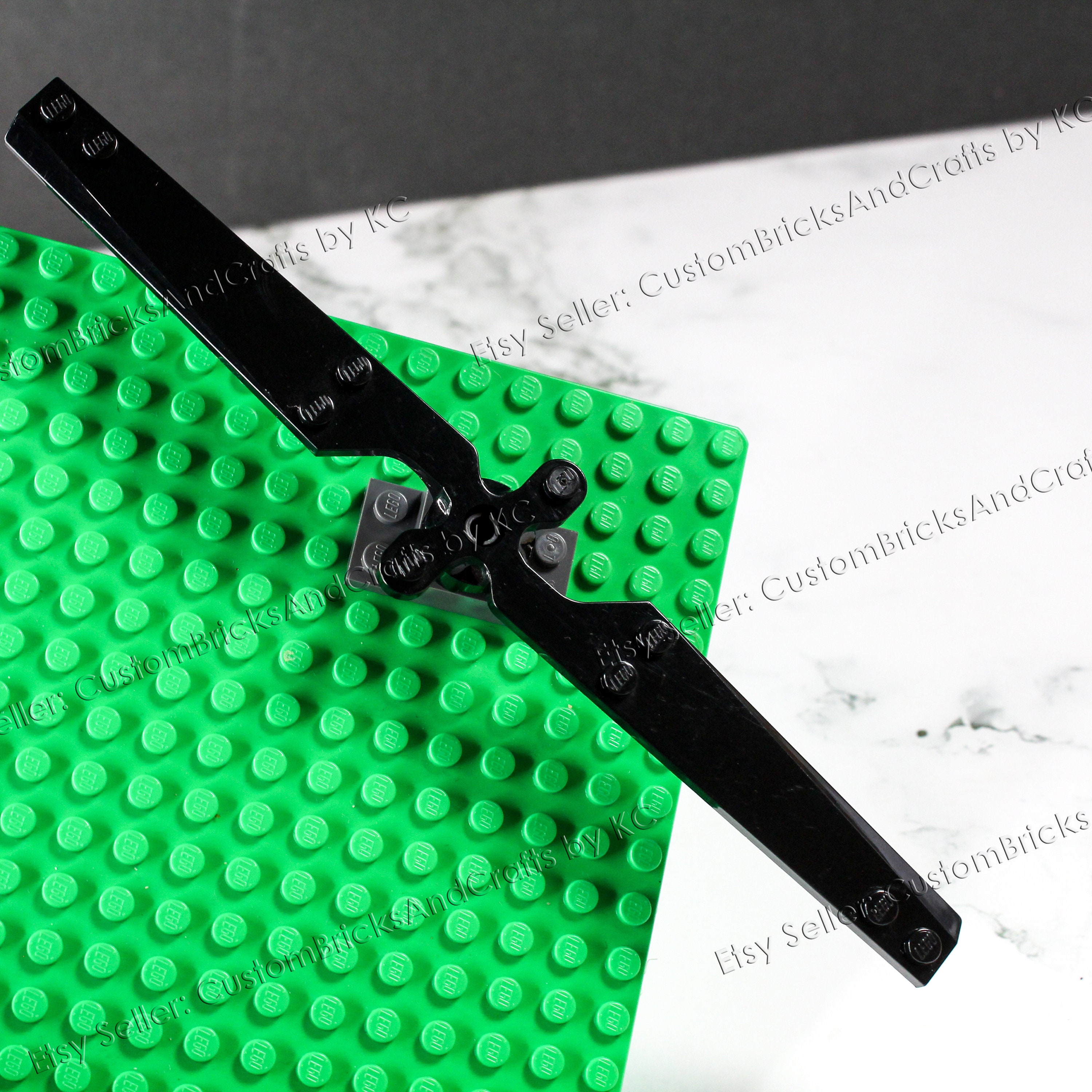 LEGO Propeller Blade 30644 Black W/ BASE 30592 for Helicopter | Etsy