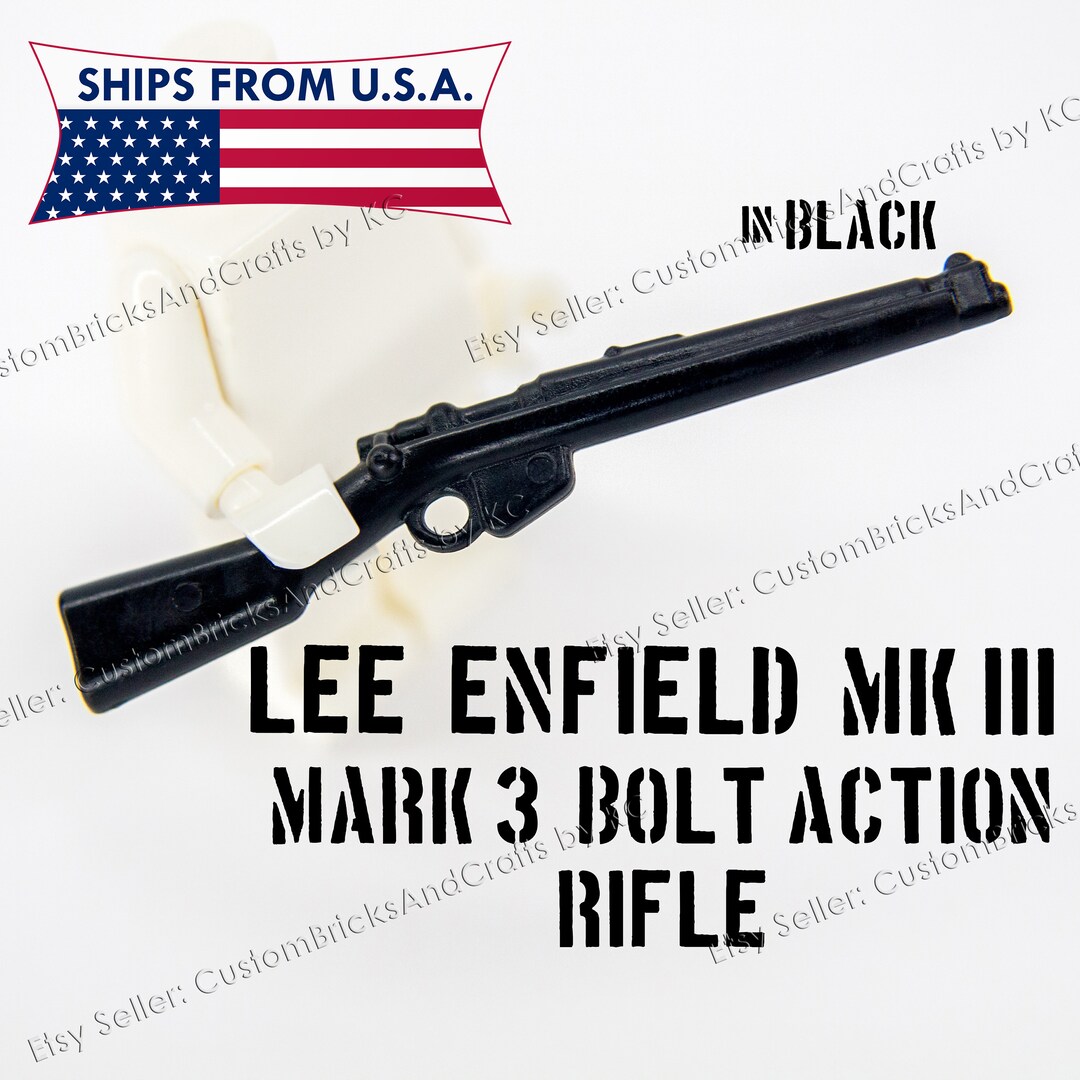 Lee Enfield Mkiii Mark3 SMLE-MK-III Bolt Action Rifle Custom Toy Brick ...
