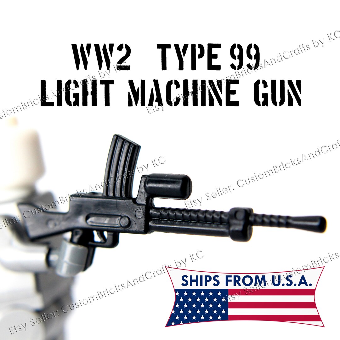 Type 99 Light Machine Gun CUSTOM Brick Weapons Gun & Arms for Brick ...