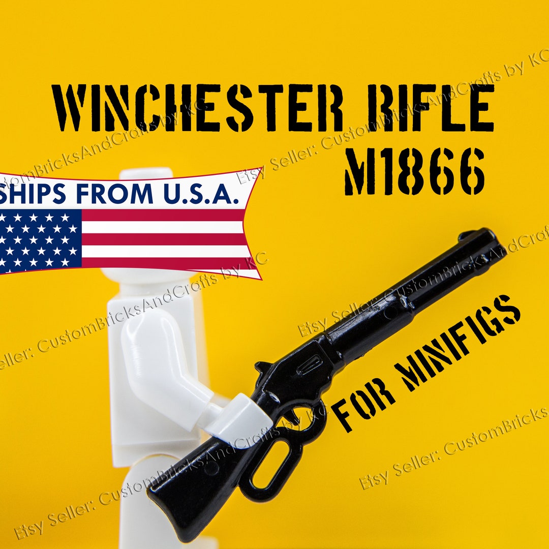 Winchester M1866 Lever Action Rifle Custom Made MOC Miniature TOY Brick ...